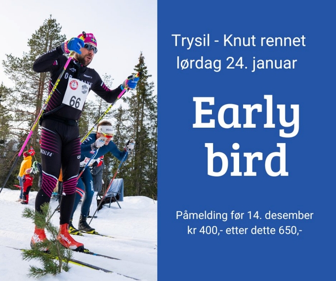 Påmelding til Trysil-Knut rennet 2026